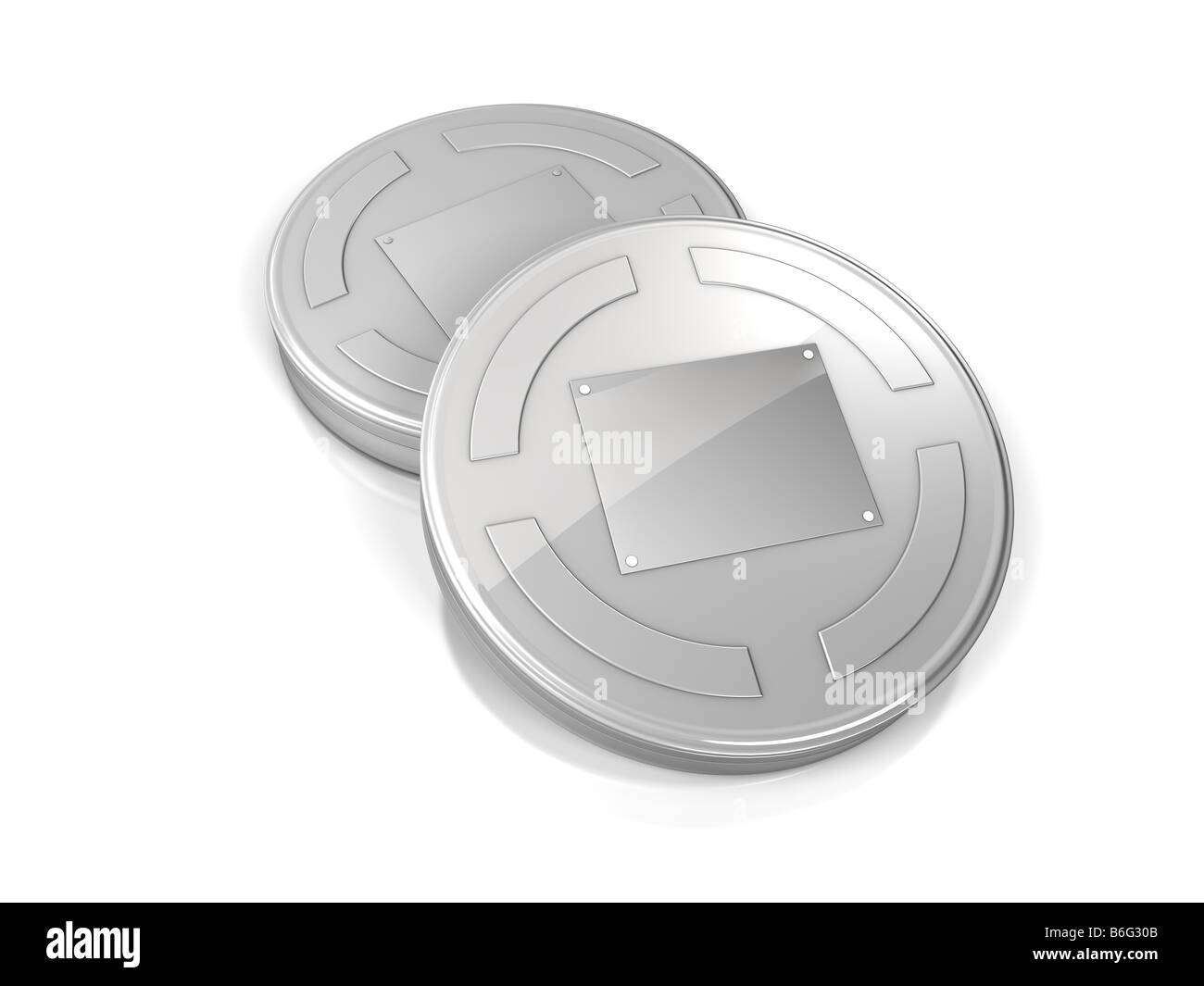 Cinema box on white background Stock Photo - Alamy