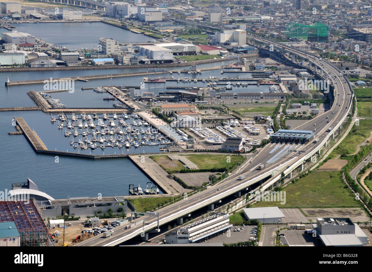 Rinku Town looking north from the Rinku Gate Tower, including the ...
