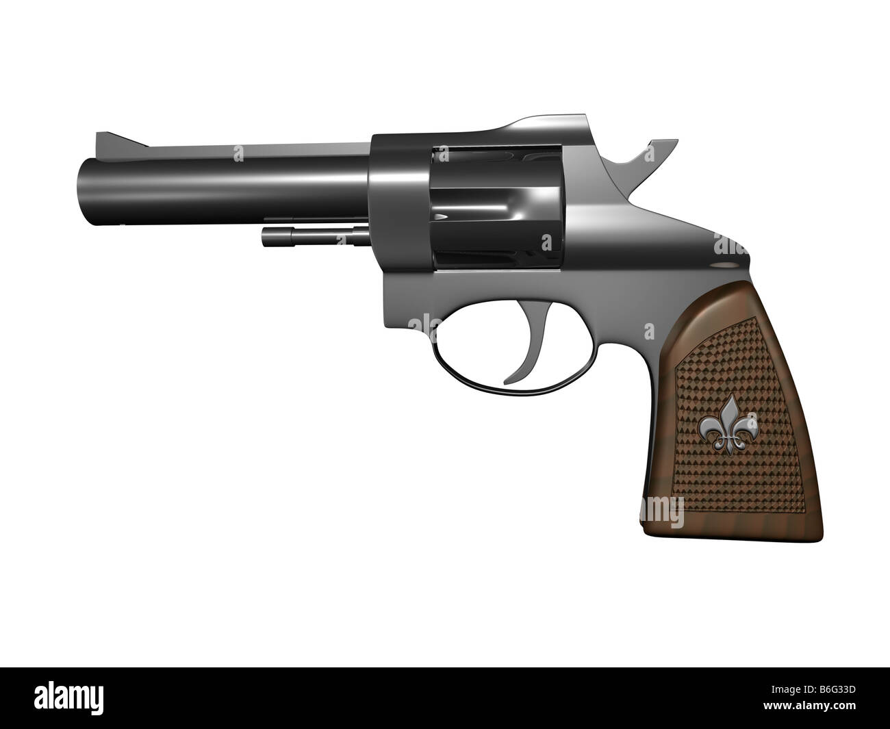 3d Hand Gun Stock Photo - Alamy
