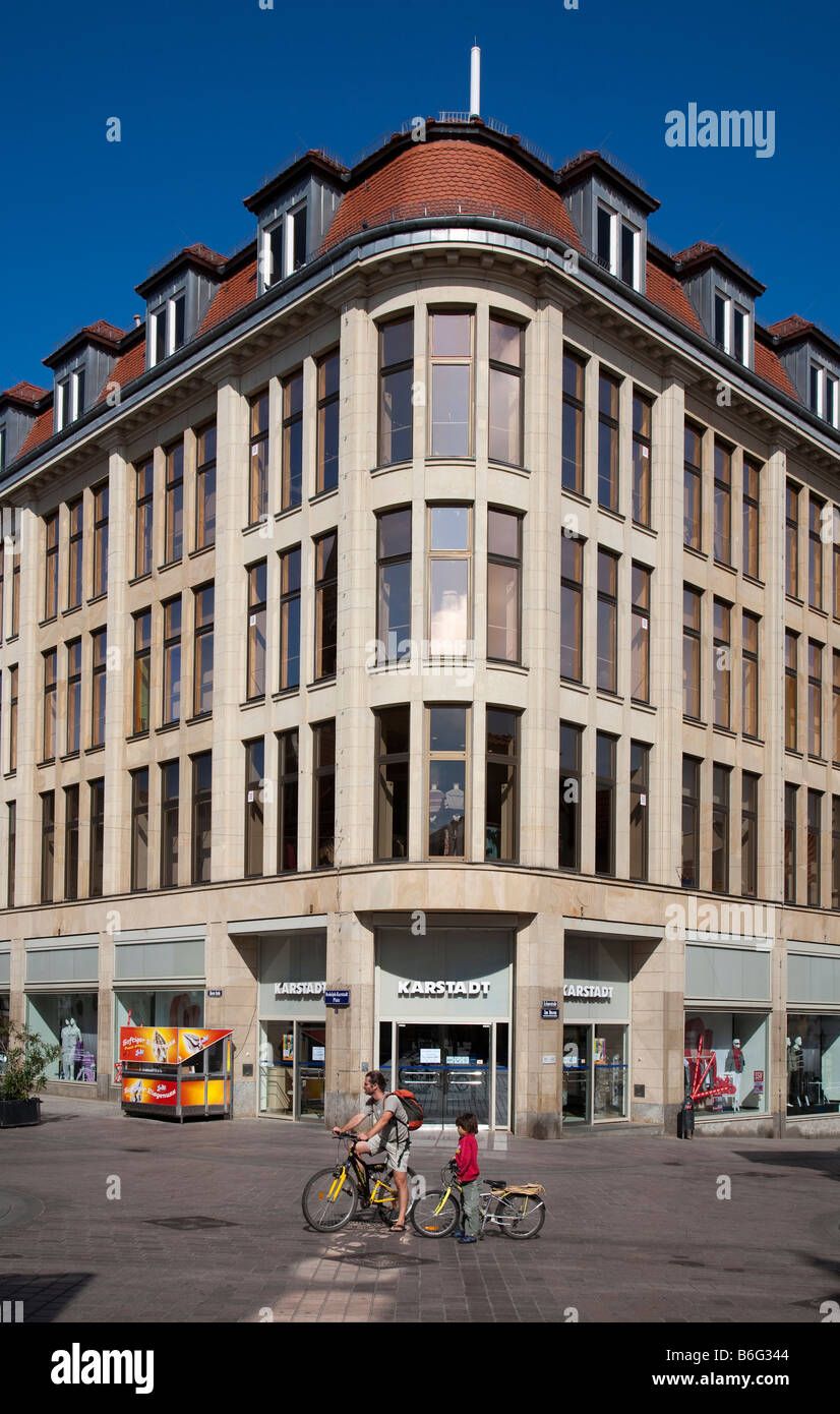 The Karstadt deparment store building Wismar Germany Stock Photo - Alamy