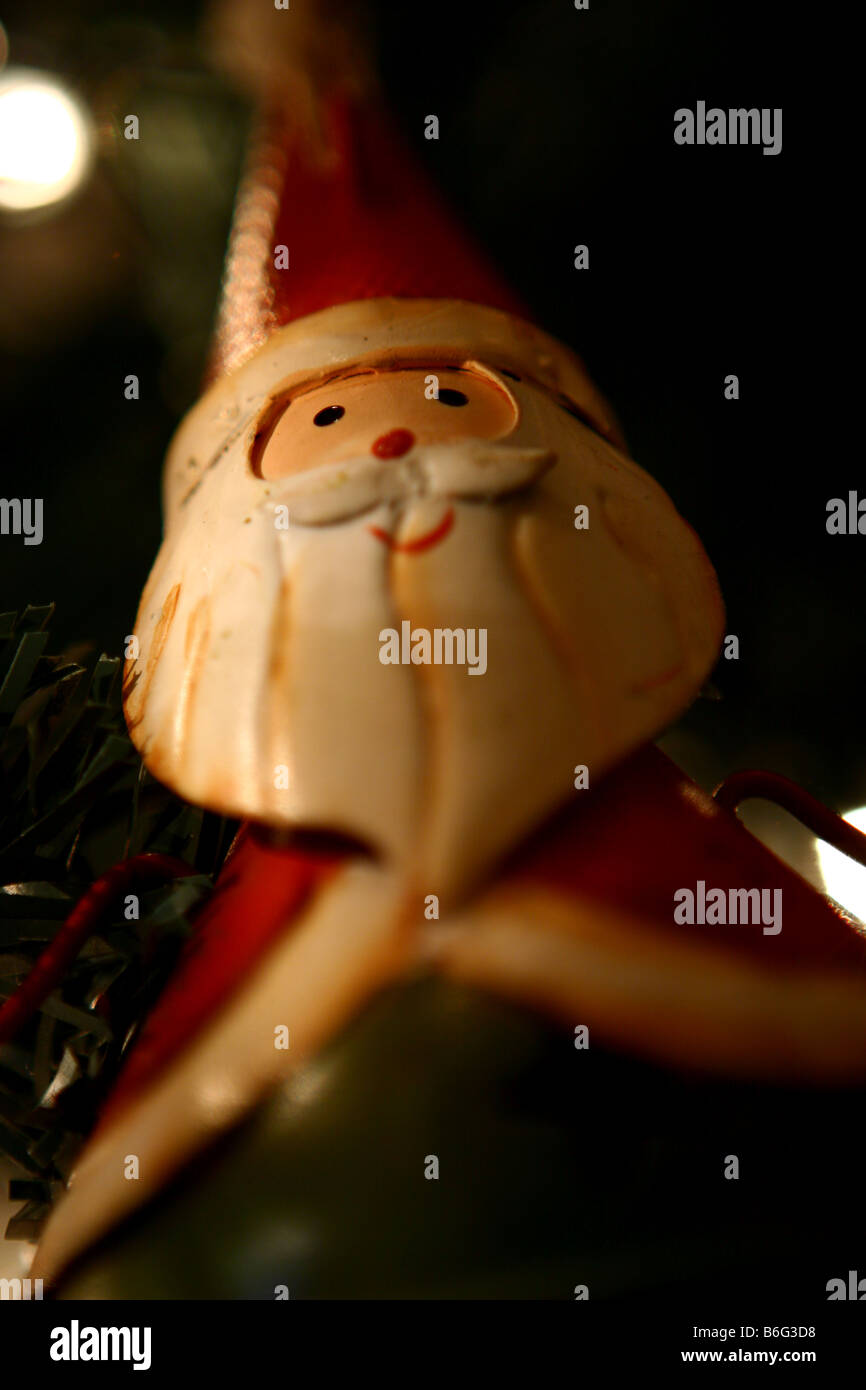 Hanging father christmas lights hi-res stock photography and images - Alamy