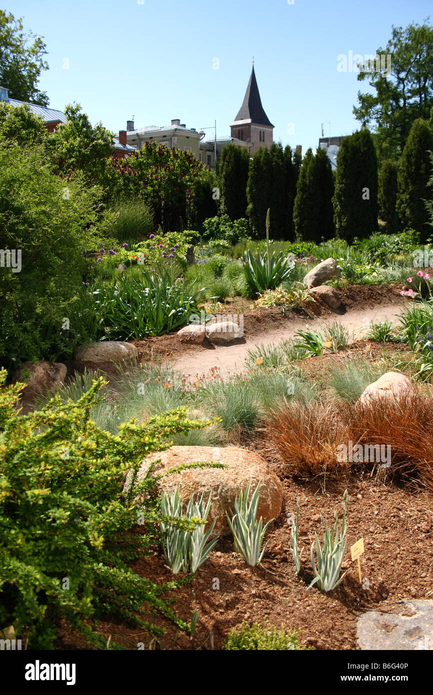 Botanical garden in Tartu, Estonia on a sunny day Stock Photo - Alamy