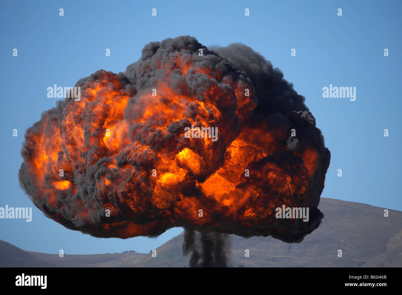 Controlled Explosions at Warbirds Over Wanaka Airshow Otago South ...