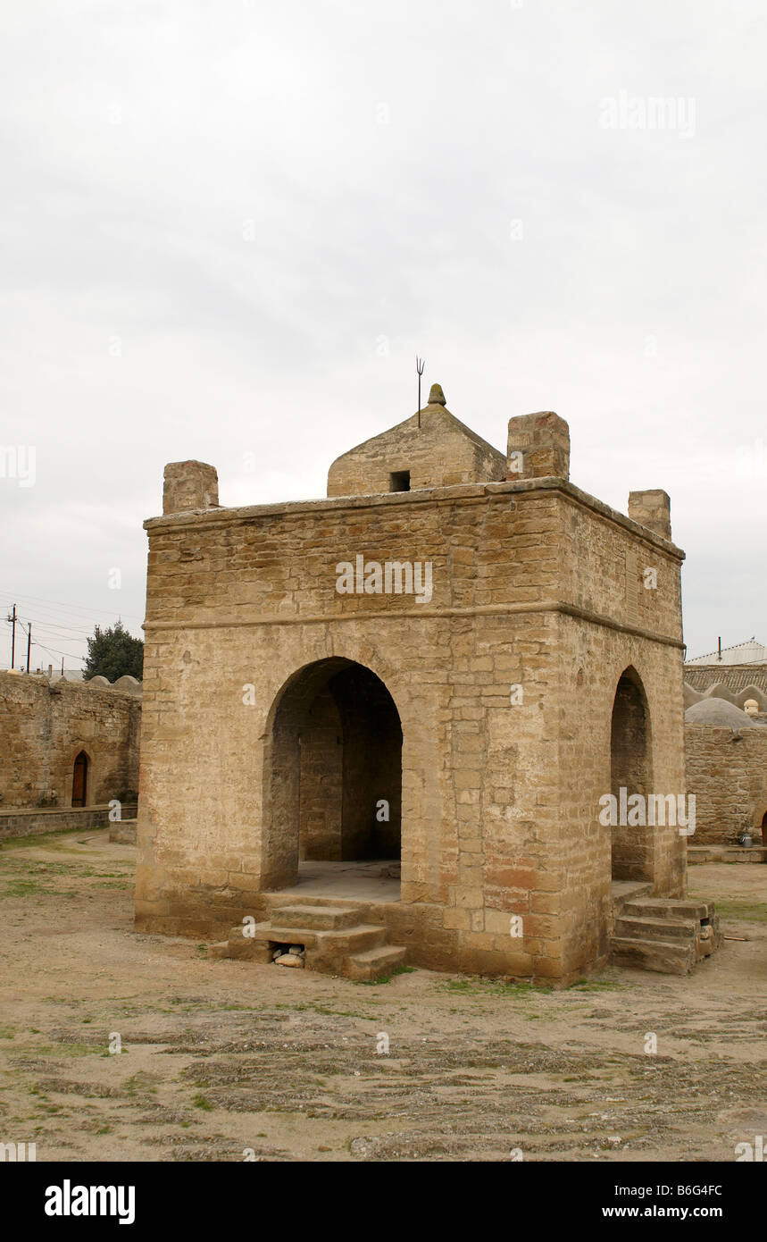The Atashgah museum castle like former Hindu fire temple near Baku ...