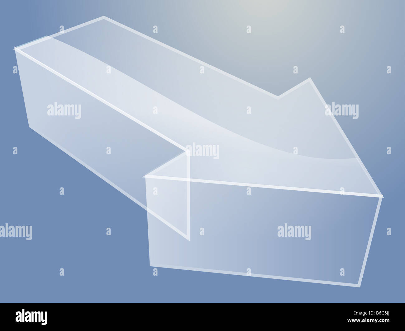 Translucent arrow hi-res stock photography and images - Alamy