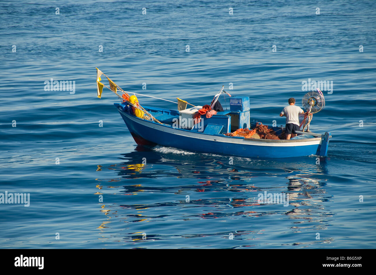 Mediterranean fishing boat hi-res stock photography and images - Alamy
