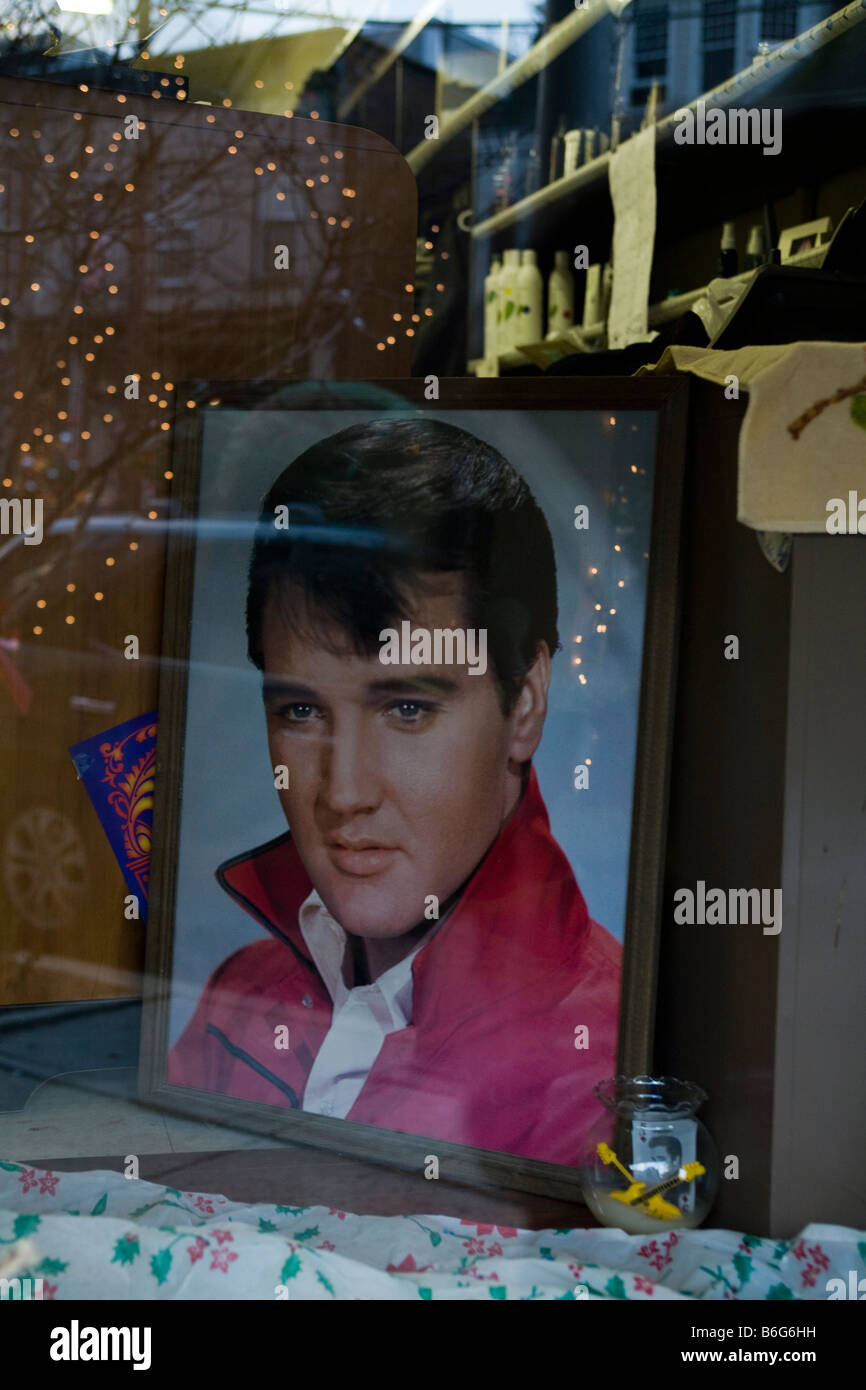 Poster of Elvis Presley Stock Photo - Alamy