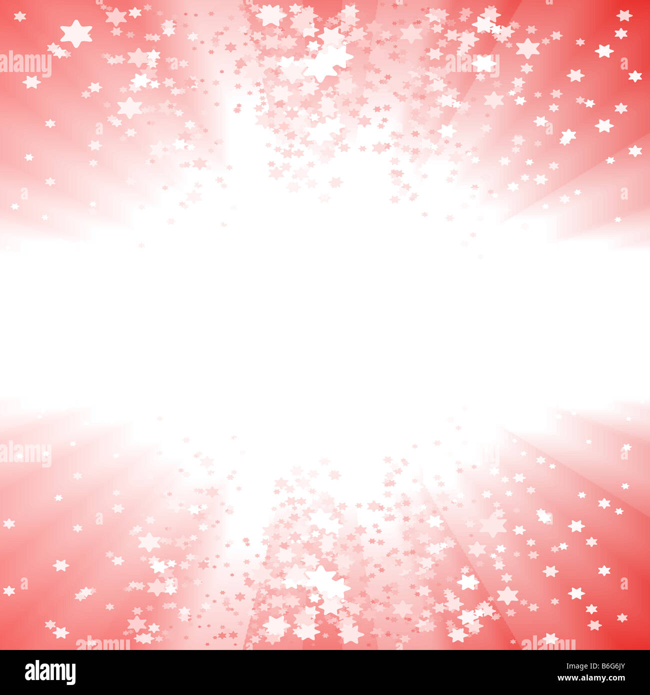 Vector illustration of a magical red Christmas explosion of stars ...