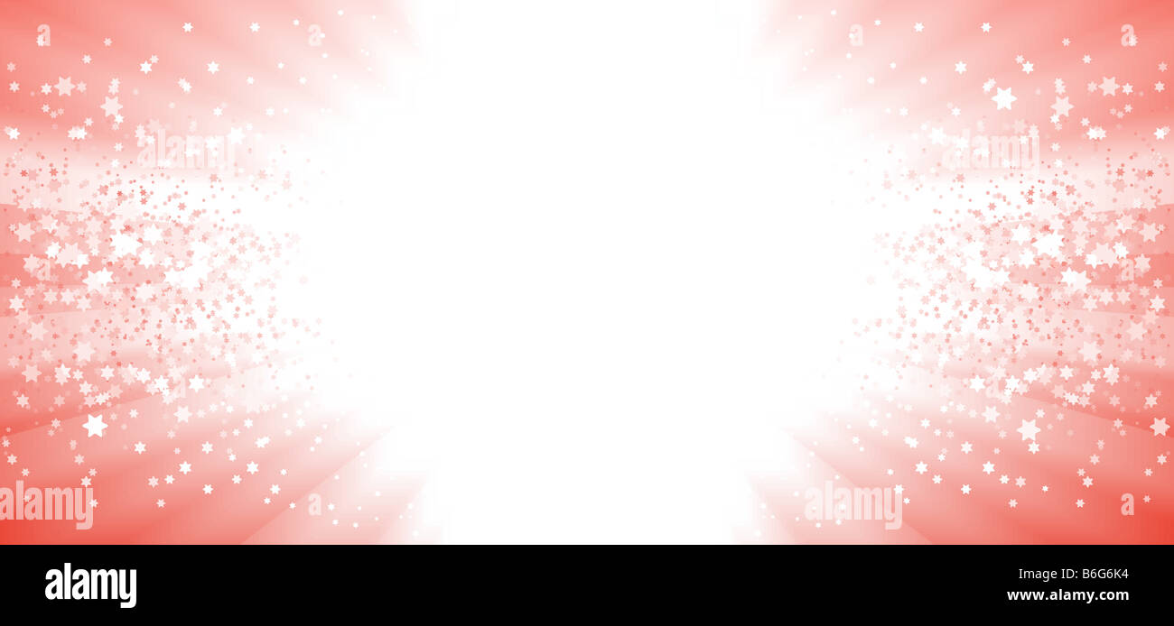 Vector illustration of a magical red Christmas explosion of stars ...