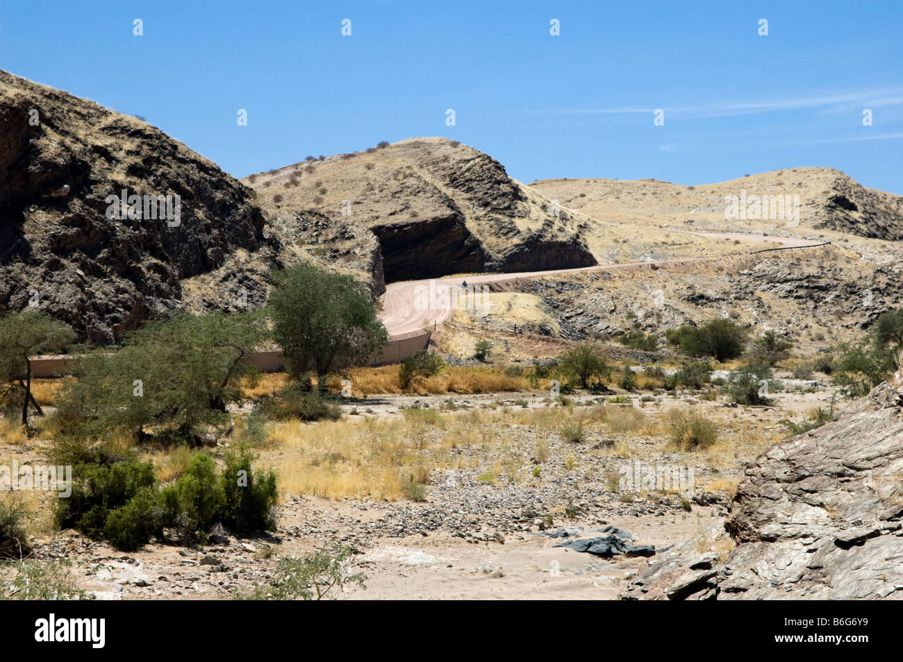 The Gaub Pass Namibia which serves as a stunning but sometimes ...