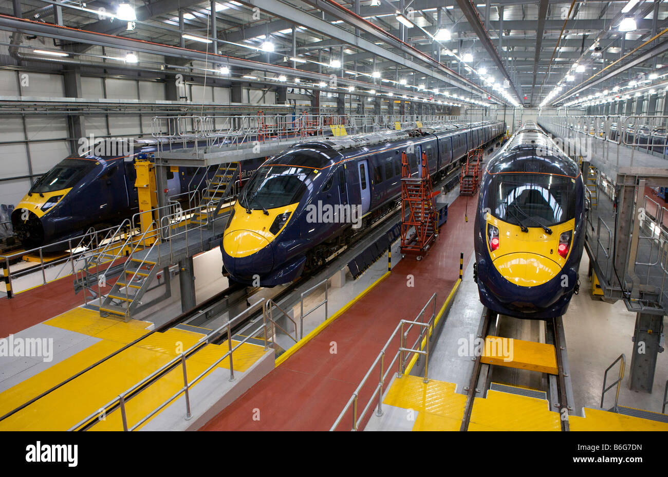 New Javelin Train Depot Ashford Kent uk Stock Photo - Alamy