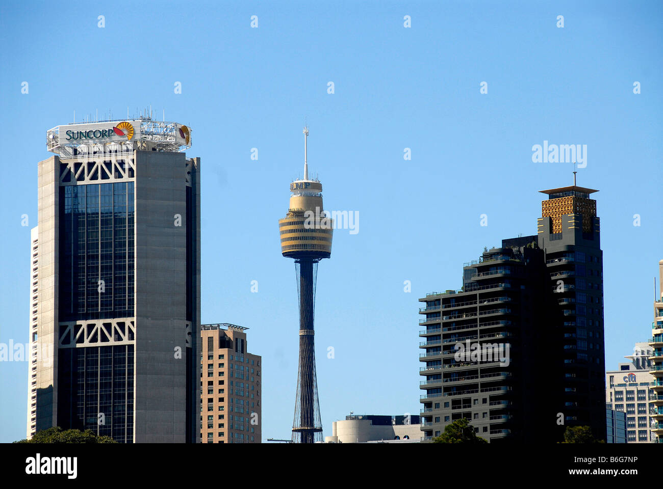 Sydney tower, buildings, Sydney, Australia Stock Photo - Alamy