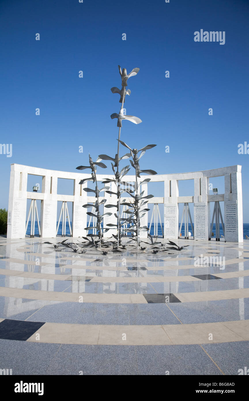Monument to the 2004 Red Sea air disaster, Hadaba Sharm El Sheikh Egypt ...