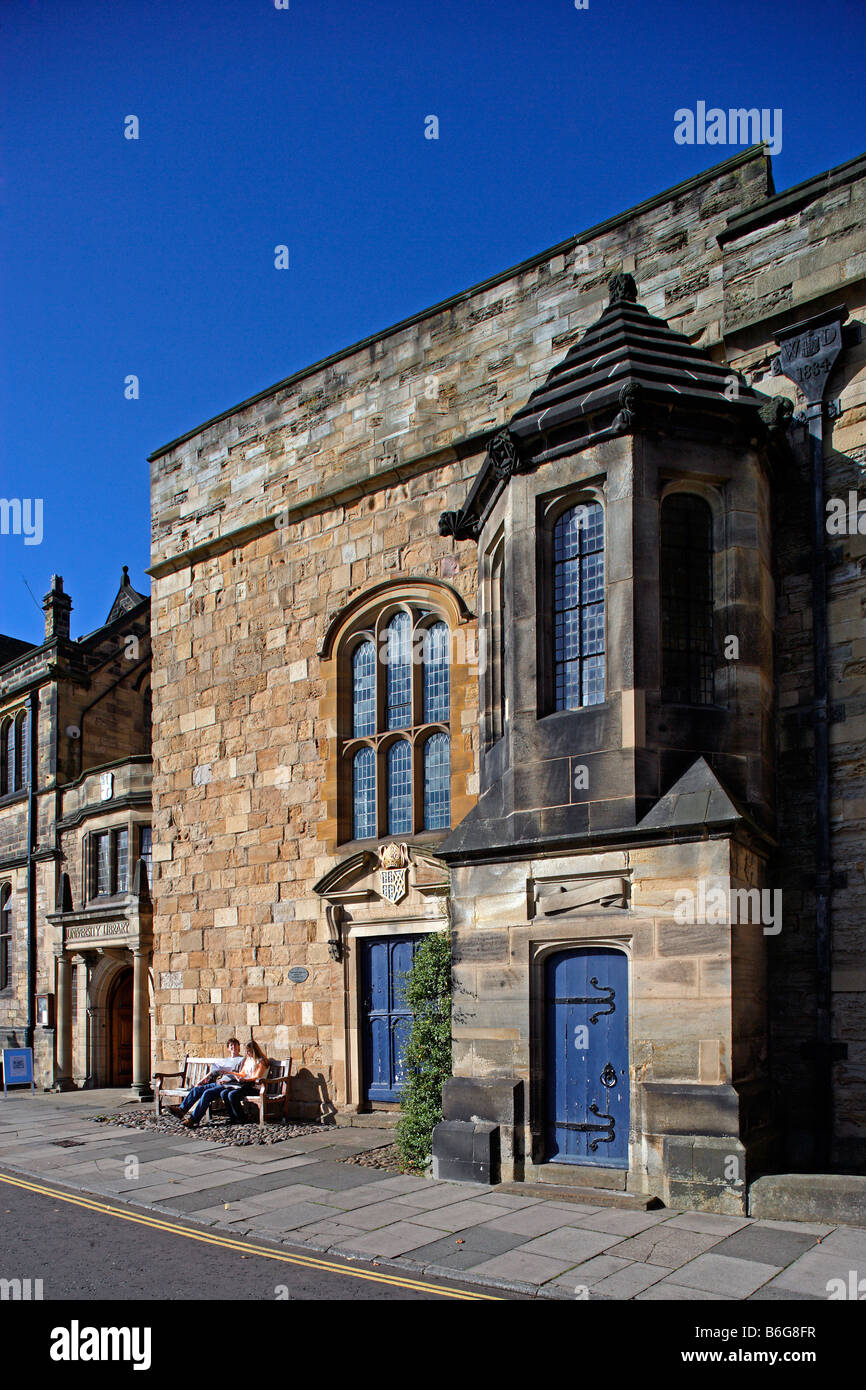 Durham Palace Square University Buildings Durhamshire UK Great Britain ...