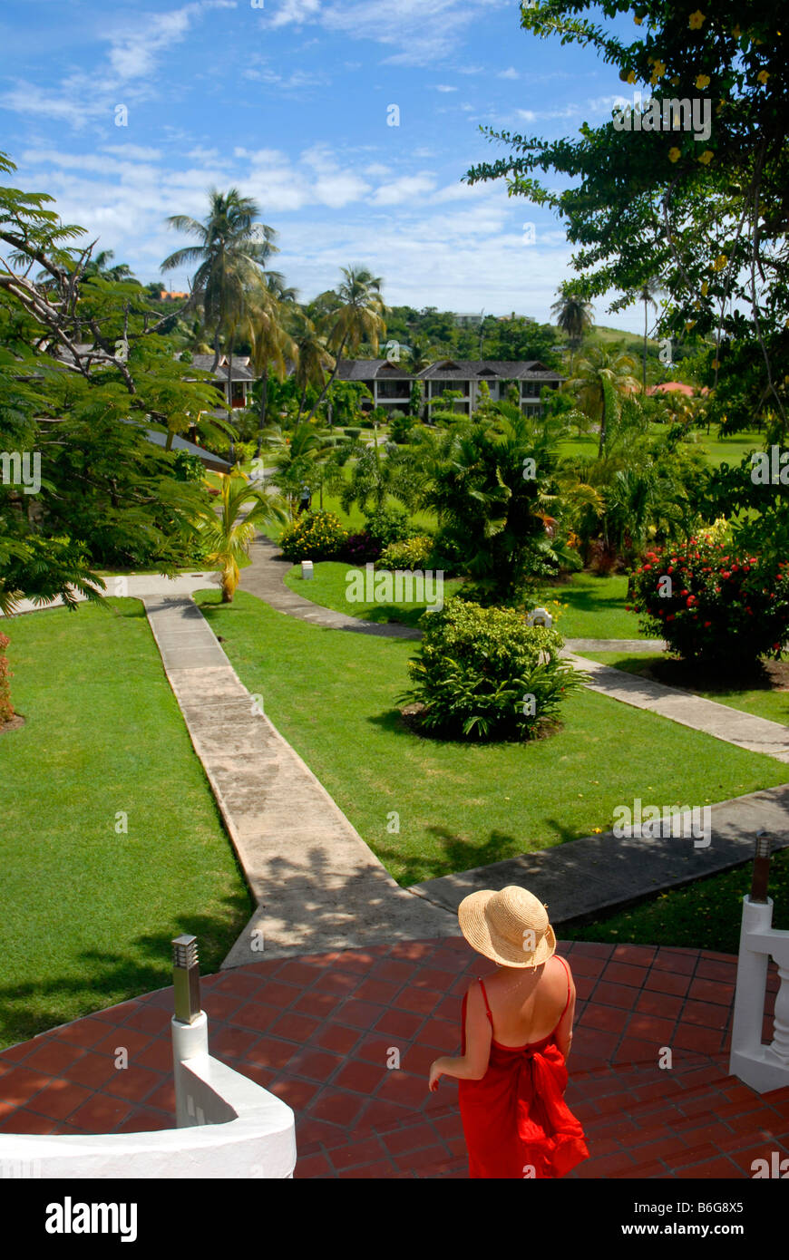 “Calabash Hotel” gardens, Grenada, “West Indies” Stock Photo - Alamy