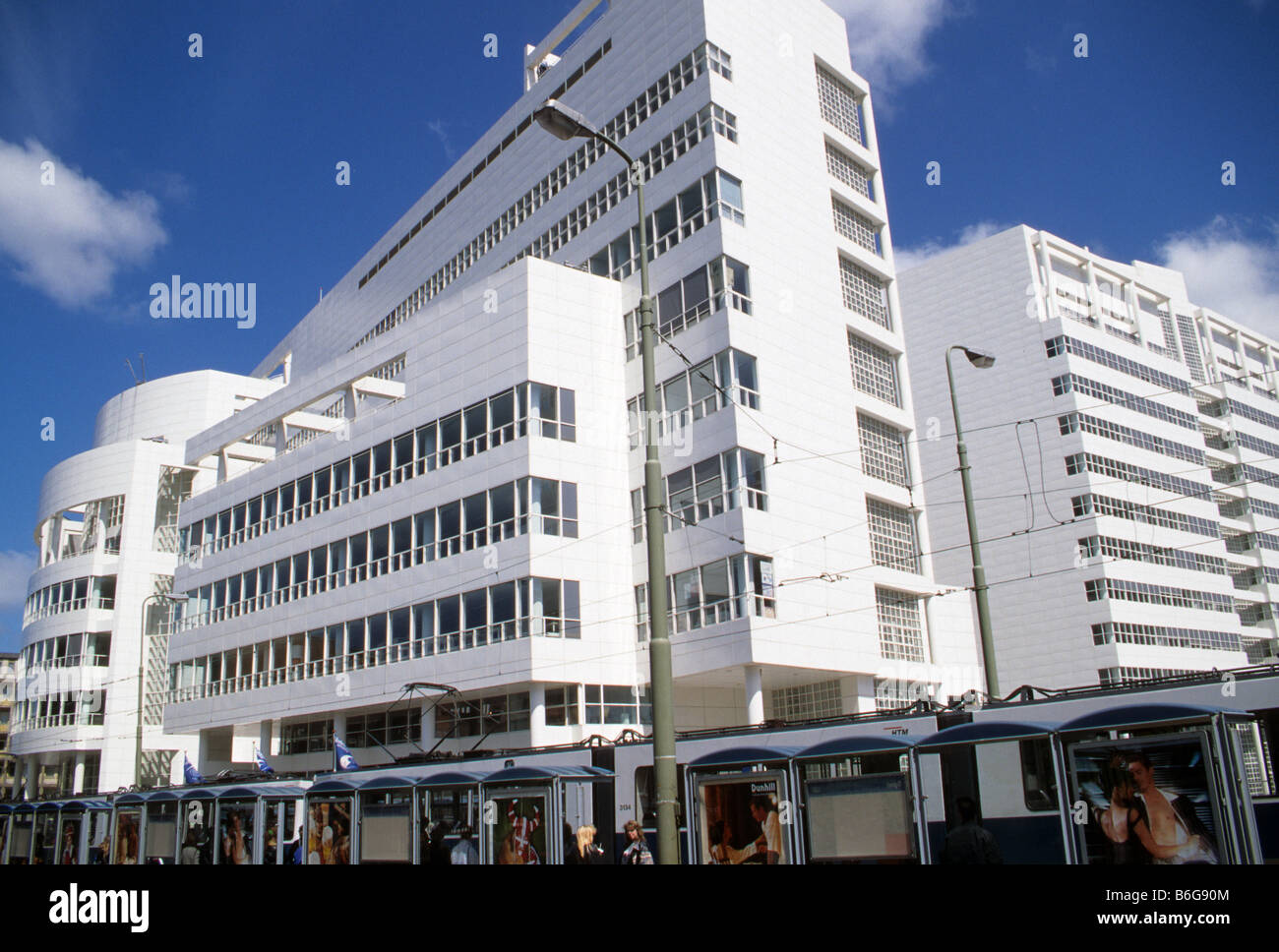 The Hague, Netherlands, City Hall and Library, Richard Meier, architect ...