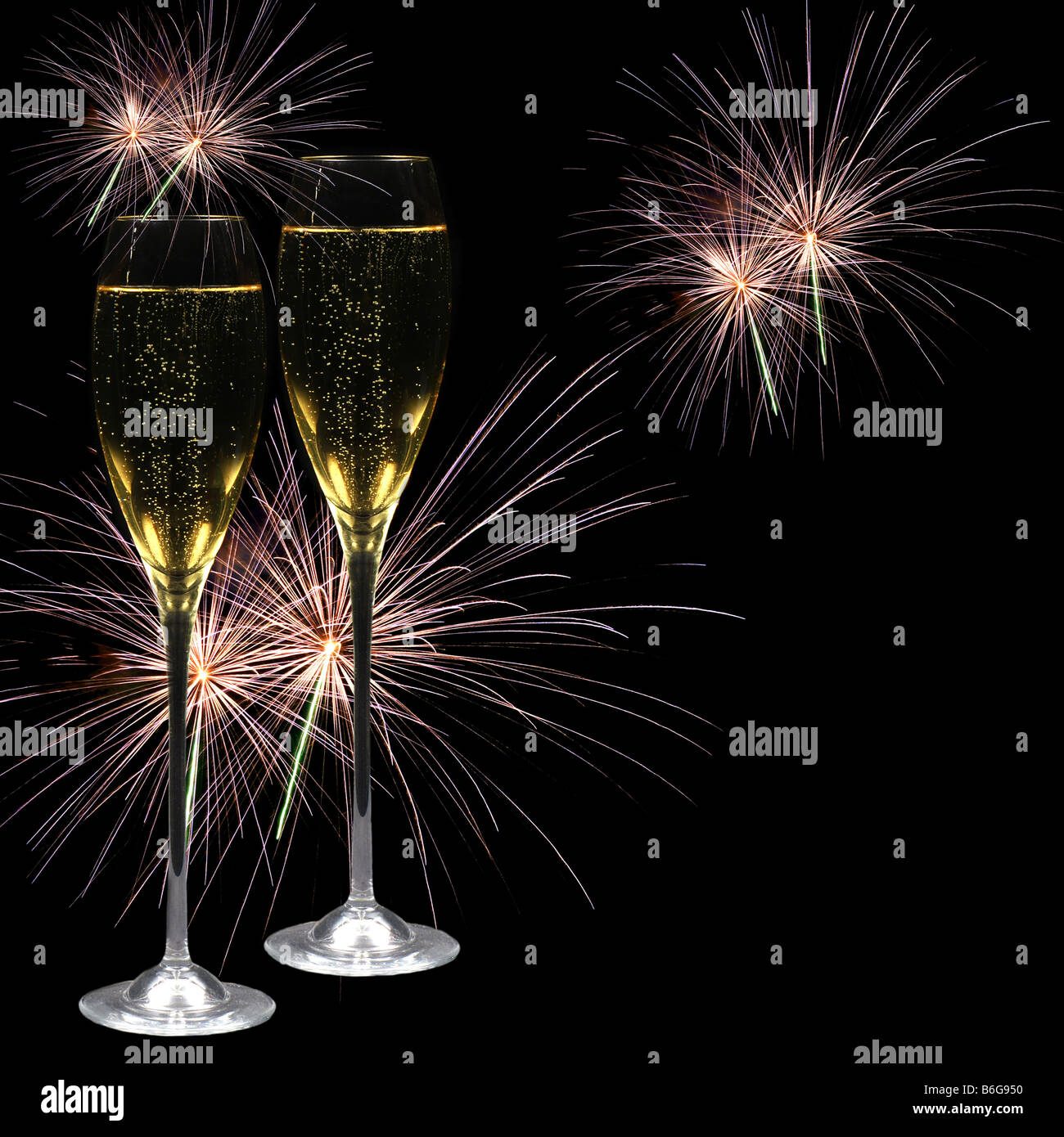 Fireworks fizz champagne hi-res stock photography and images - Alamy