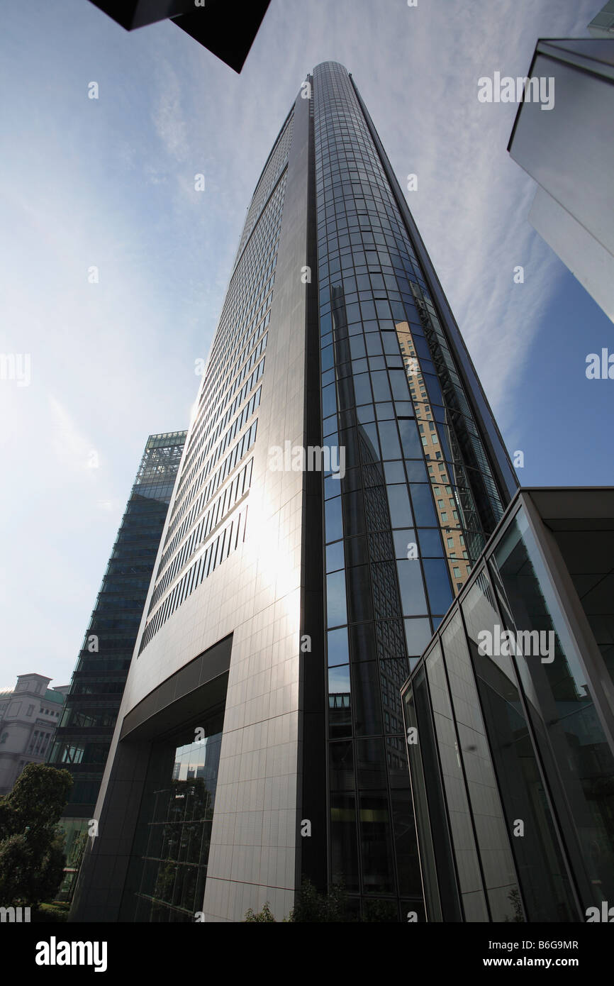 Japan Tokyo Shiodome area new highrise urban development Stock Photo ...