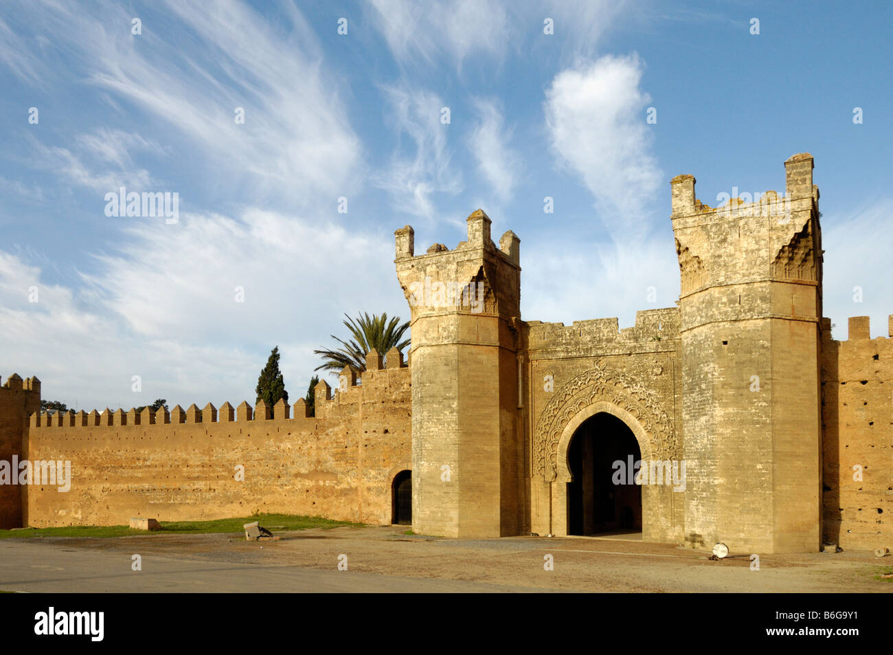 Marinid Gate Chellah Necropolis Rabat Stock Photo - Alamy