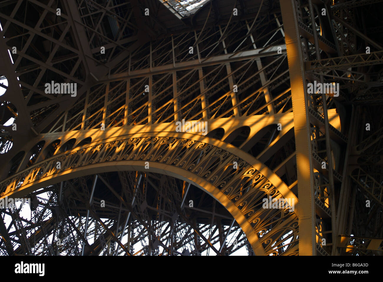 Eiffel tower structural detail hi-res stock photography and images - Alamy