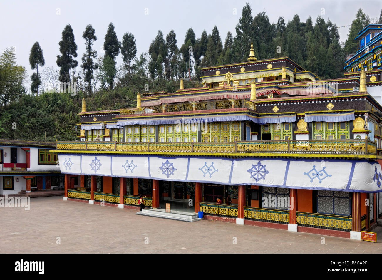 Rumtek Monastery Gangtok Stock Photo - Alamy