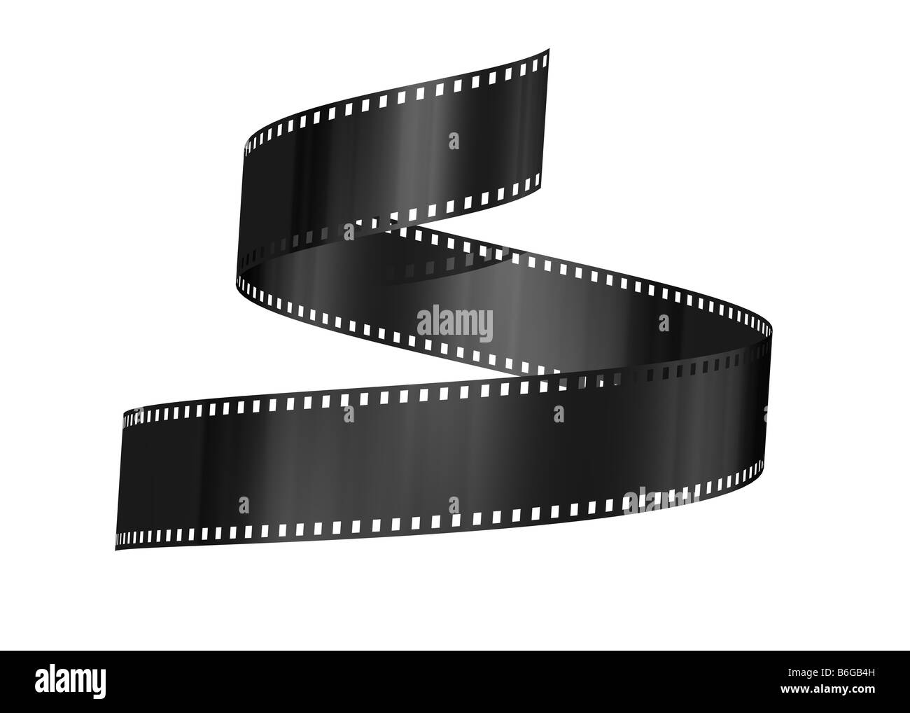 Black Film banner on white background Stock Photo - Alamy
