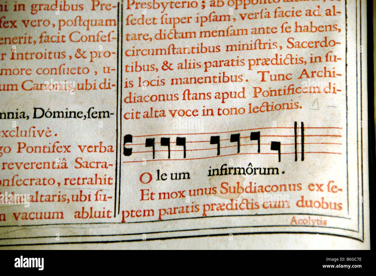 Hungary, Pecs, St. Peter Paul Cathedral, Ancient roman missal Stock ...