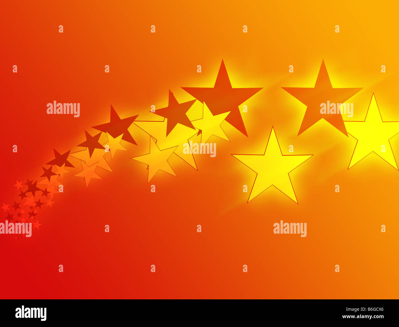 Abstract geometric wallpaper background of dynamic flying stars Stock ...