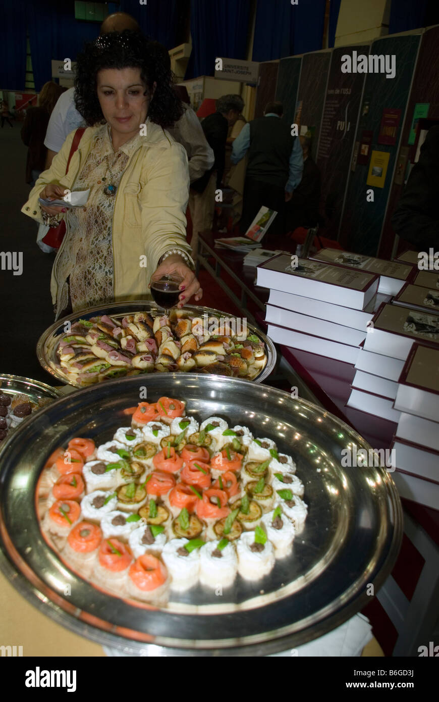 enjoy a buffet recipes Stock Photo - Alamy