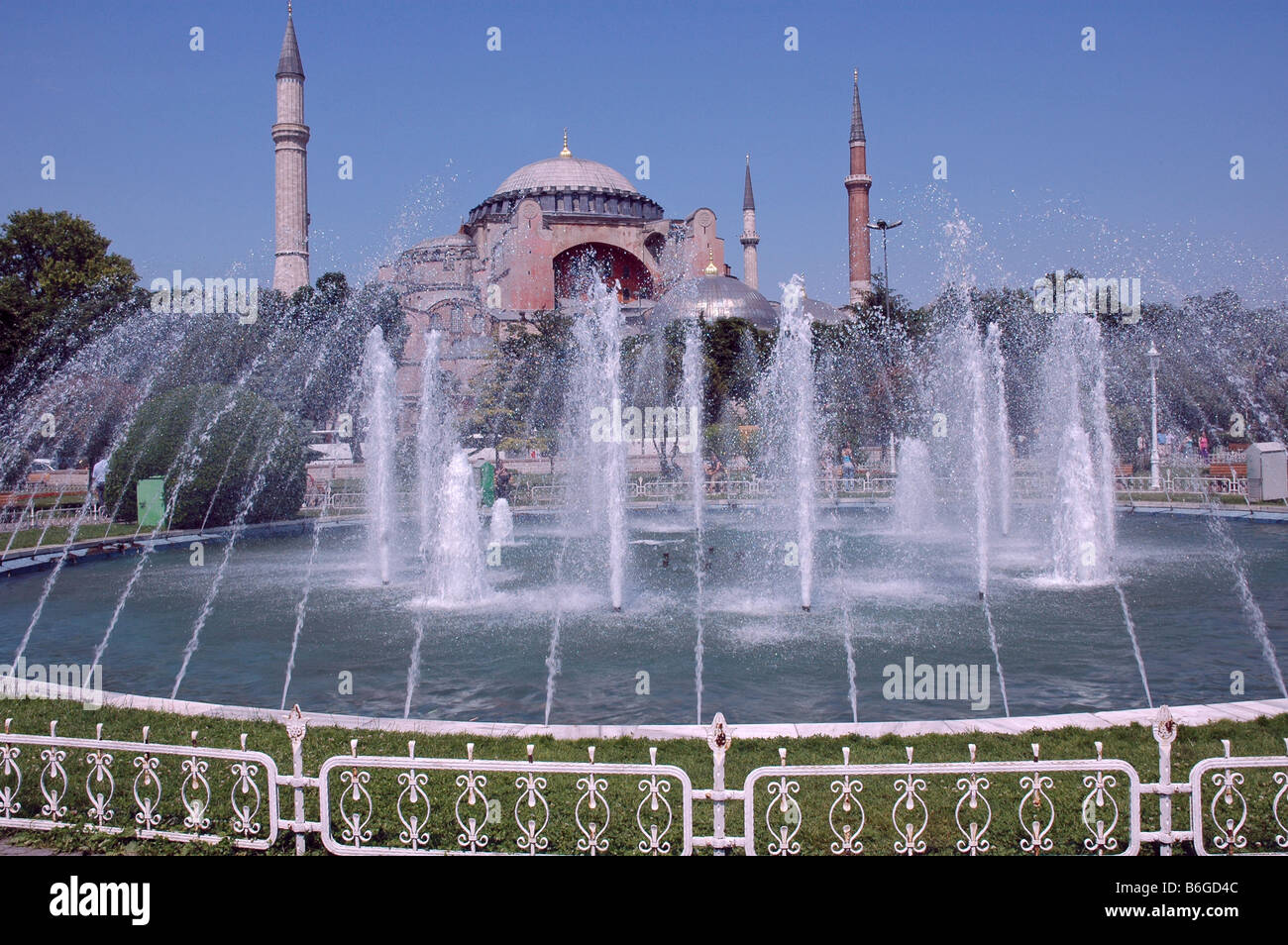 Fountain near Hagia St. Sophia Musium. Istanbul, Turkey Stock Photo - Alamy
