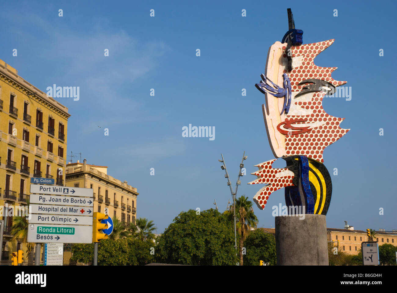 Barcelona signs hi-res stock photography and images - Alamy