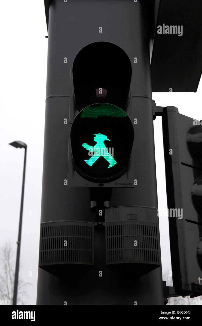 ampelman green man go sign traffic light berlin germany deustchland ...
