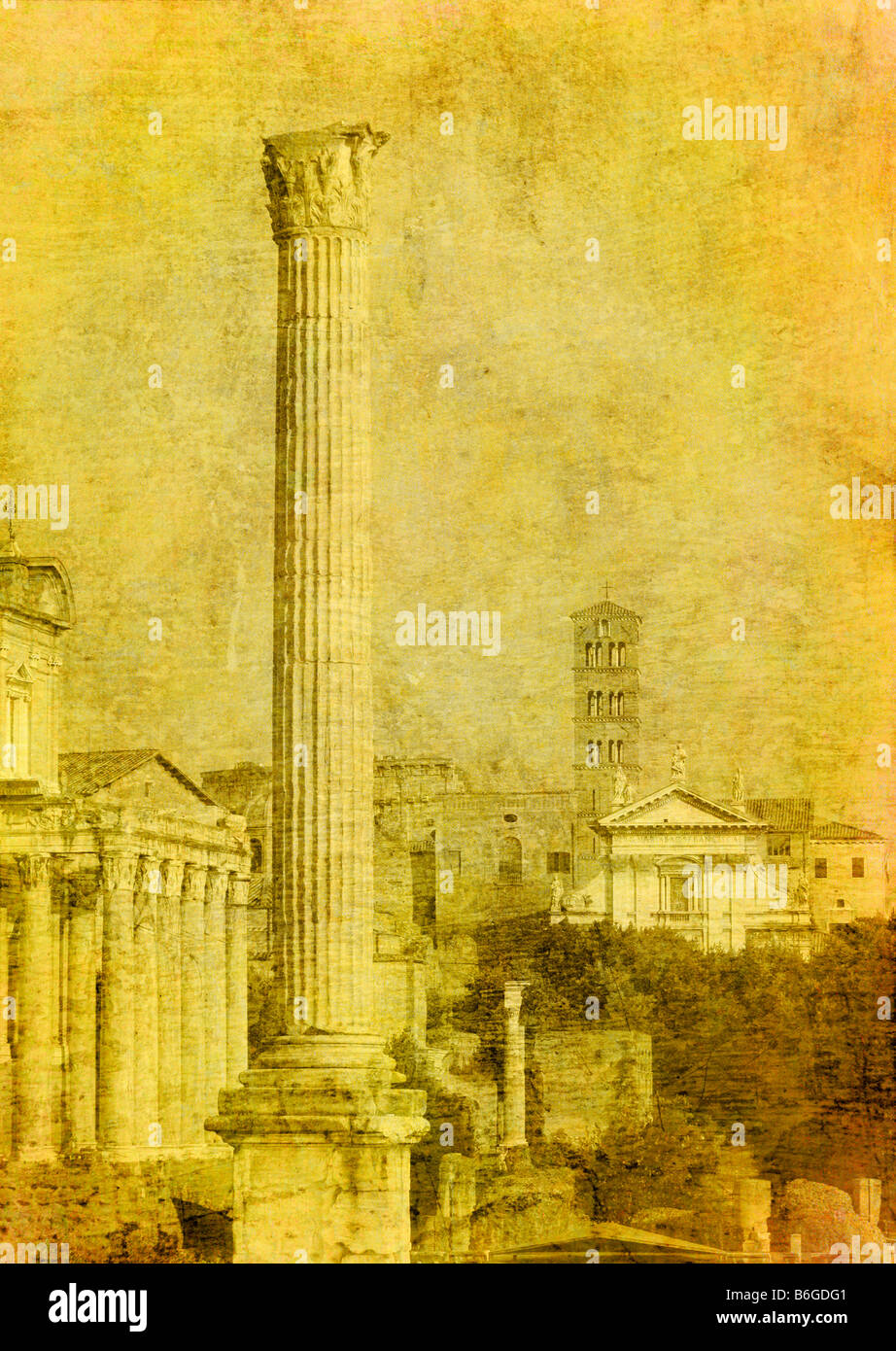 Marble pillars rome hi-res stock photography and images - Alamy