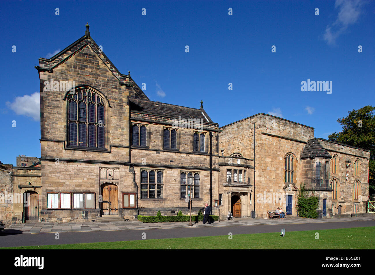 Durham Palace Square University Buildings Durhamshire UK Great Britain ...