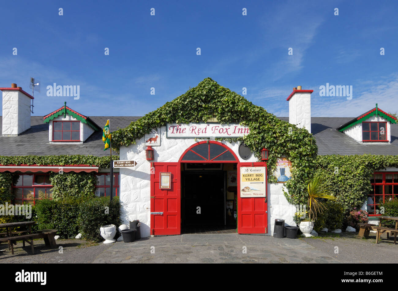 Red fox inn Ring of Kerry Stock Photo - Alamy