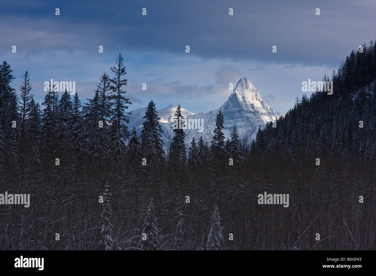 Mount Stimson, Glacier National Park, Montana Stock Photo - Alamy