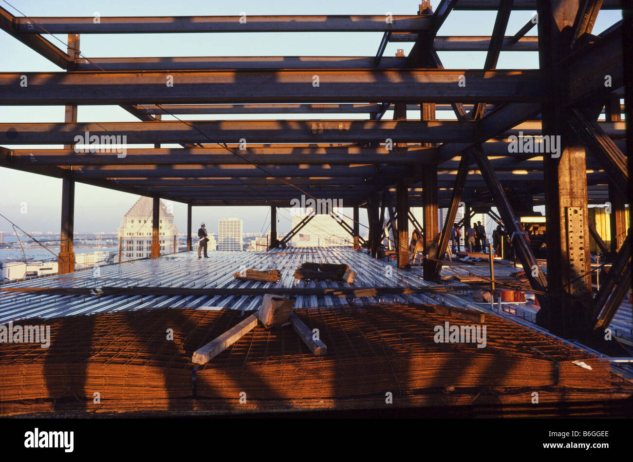 Walking on steel beams hi-res stock photography and images - Alamy