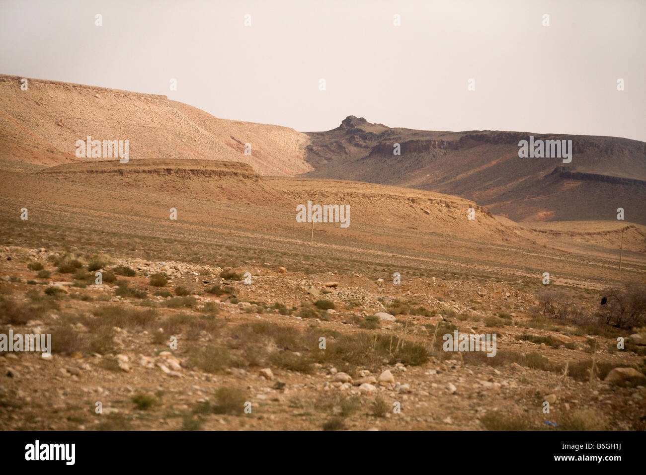 Remarkable geological formation where ante attlas meets Atlas mountain ...