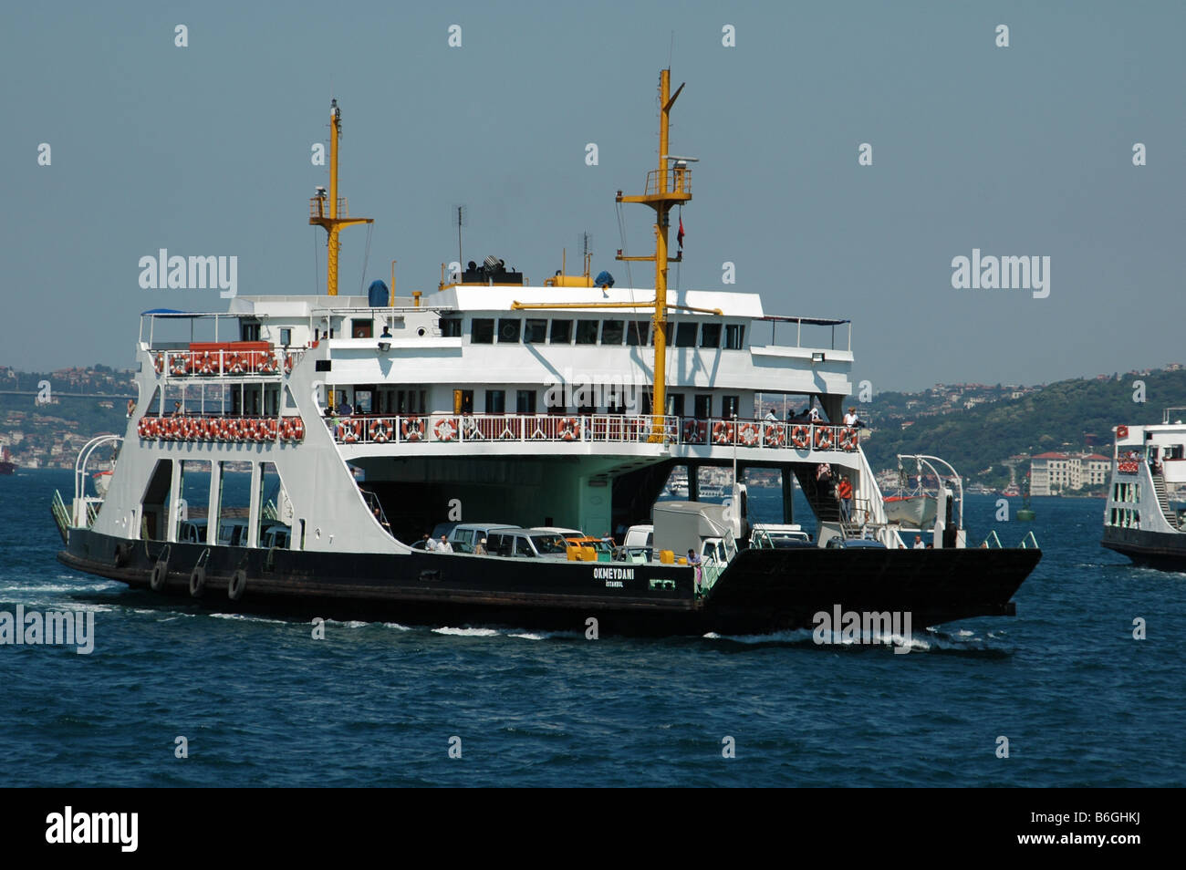 Ferry on the Bosphorus, Istanbul Turkey Stock Photo - Alamy