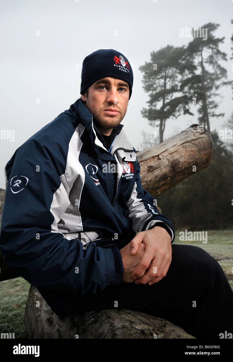 ENGLAND AND GLOUCESTER RFC RUGBY WINGER JAMES SIMPSON DANIEL NOV 2007 ...