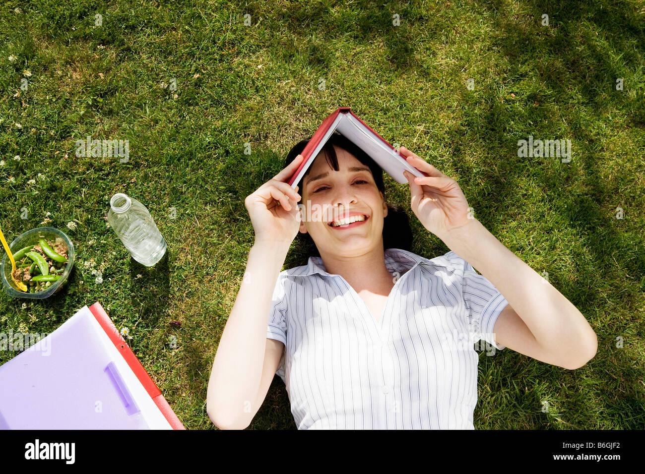 Woman shielding face hi-res stock photography and images - Alamy