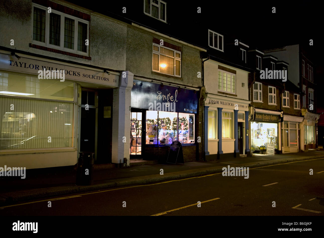 Shop with lights on hi-res stock photography and images - Alamy