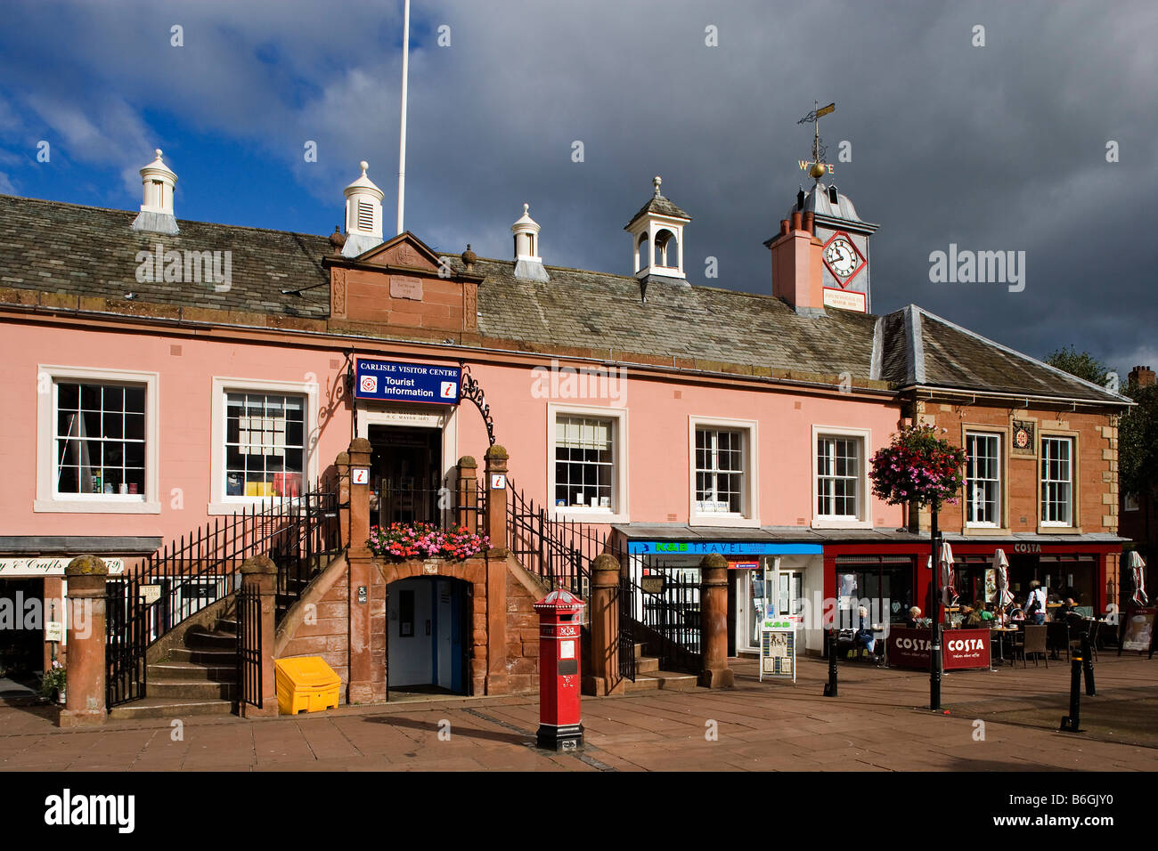 Carlisle The Old Town Hall St Albans Row typical buildings Lake ...