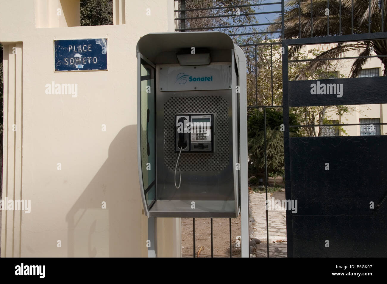 Sonatel public telephone Dakar Senegal Stock Photo - Alamy