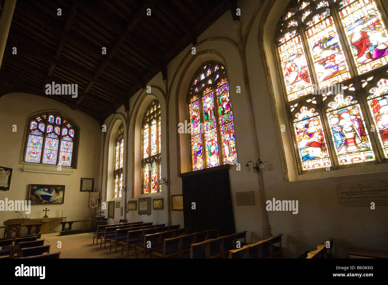 side chapel at St Marys Church at Bury St Edmunds, Suffolk, UK Stock ...