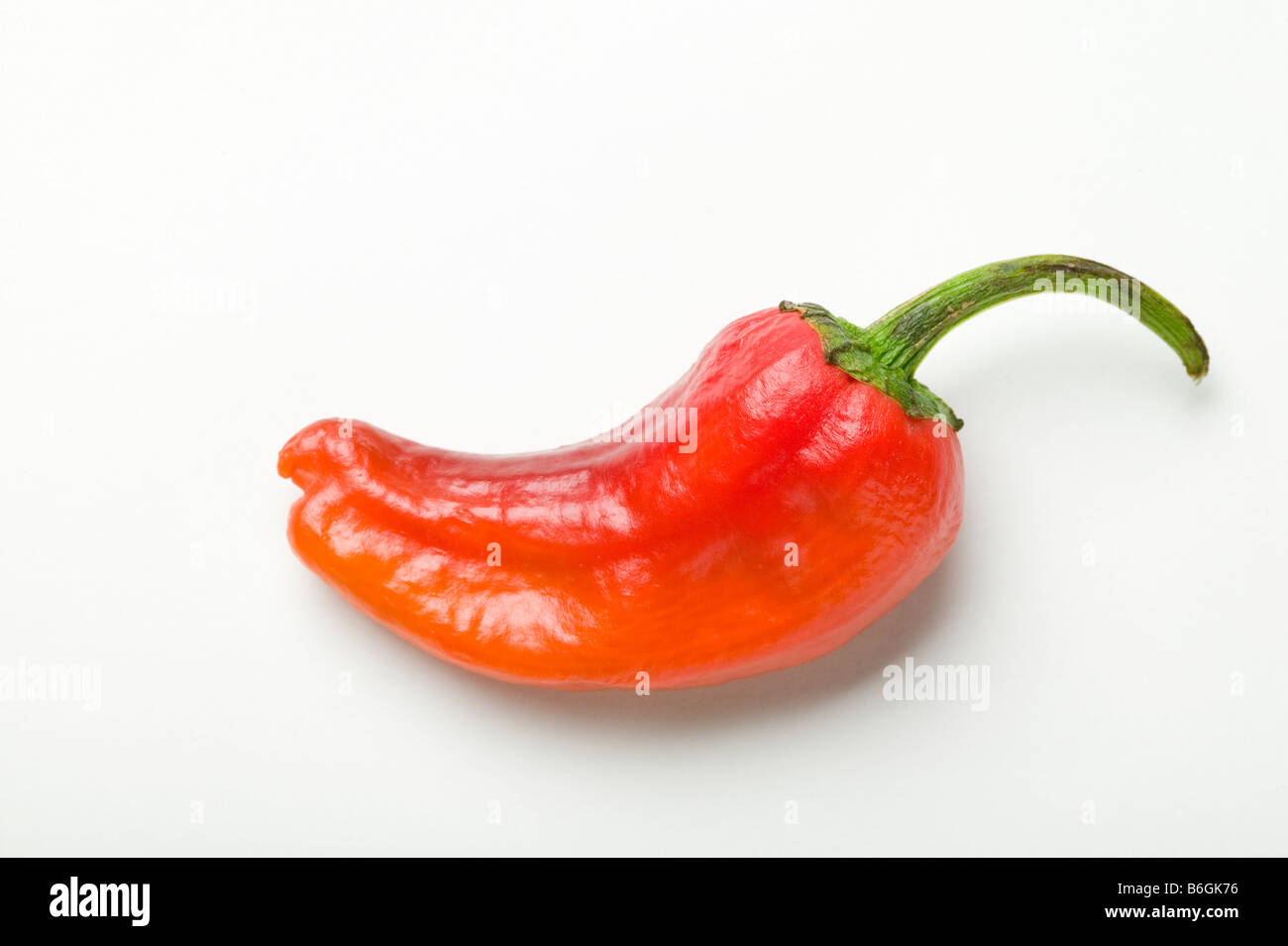 Orange-Red chile pepper Stock Photo - Alamy