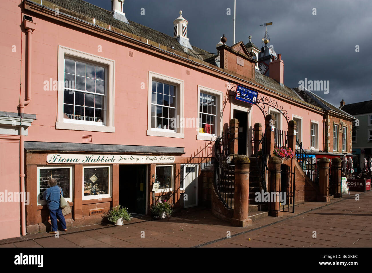 Carlisle The Old Town Hall St Albans Row typical buildings Lake ...