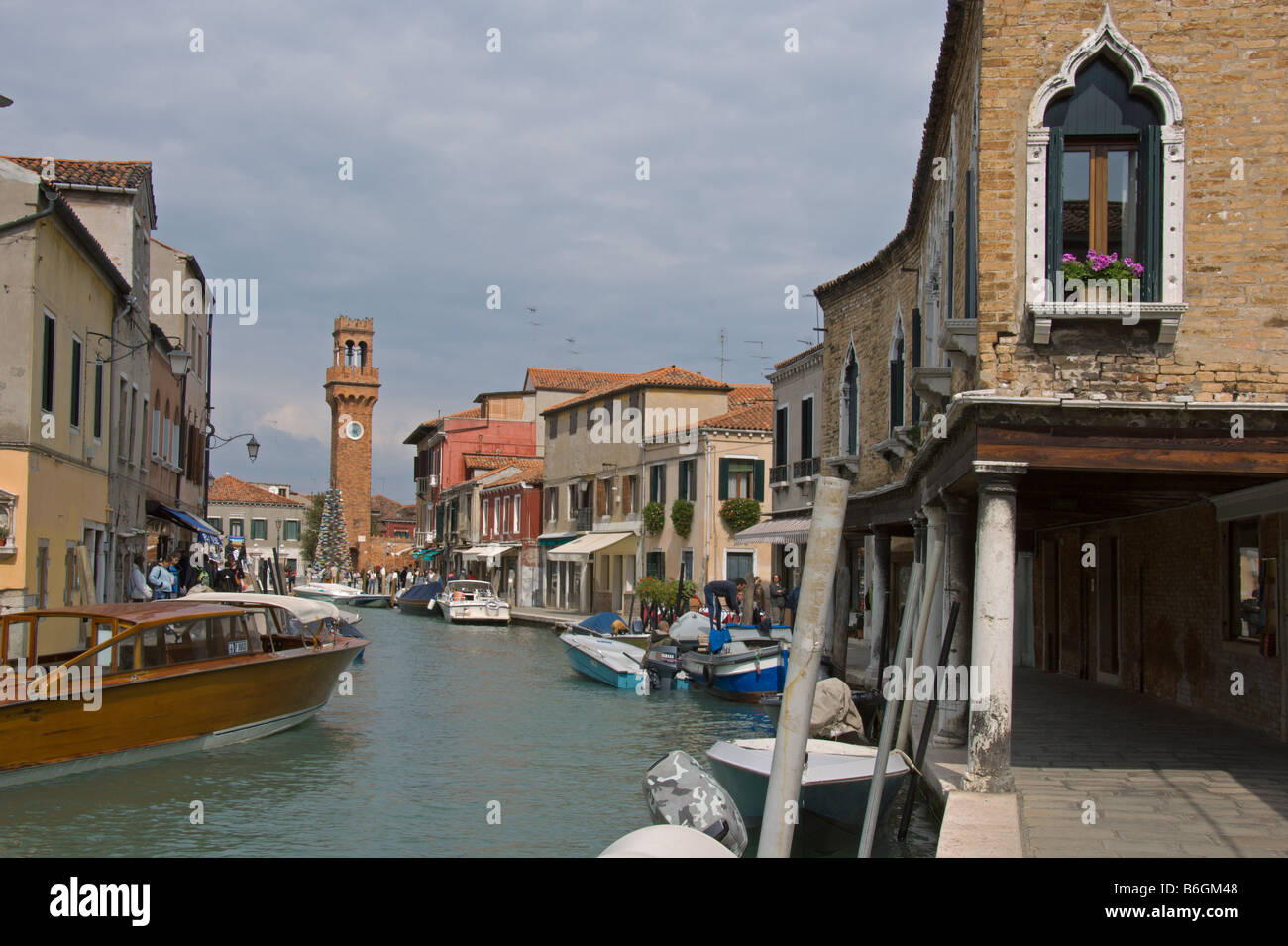 Murano Tower Fondamenta Daniele Manin dei Vetrai Venice Italy April ...