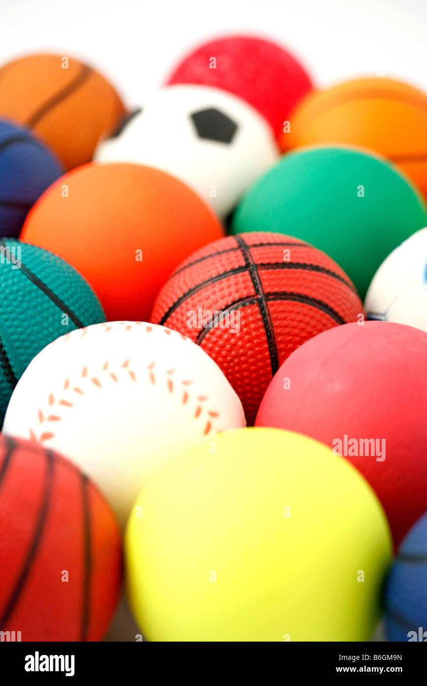 Many different colored small balls hi-res stock photography and images ...