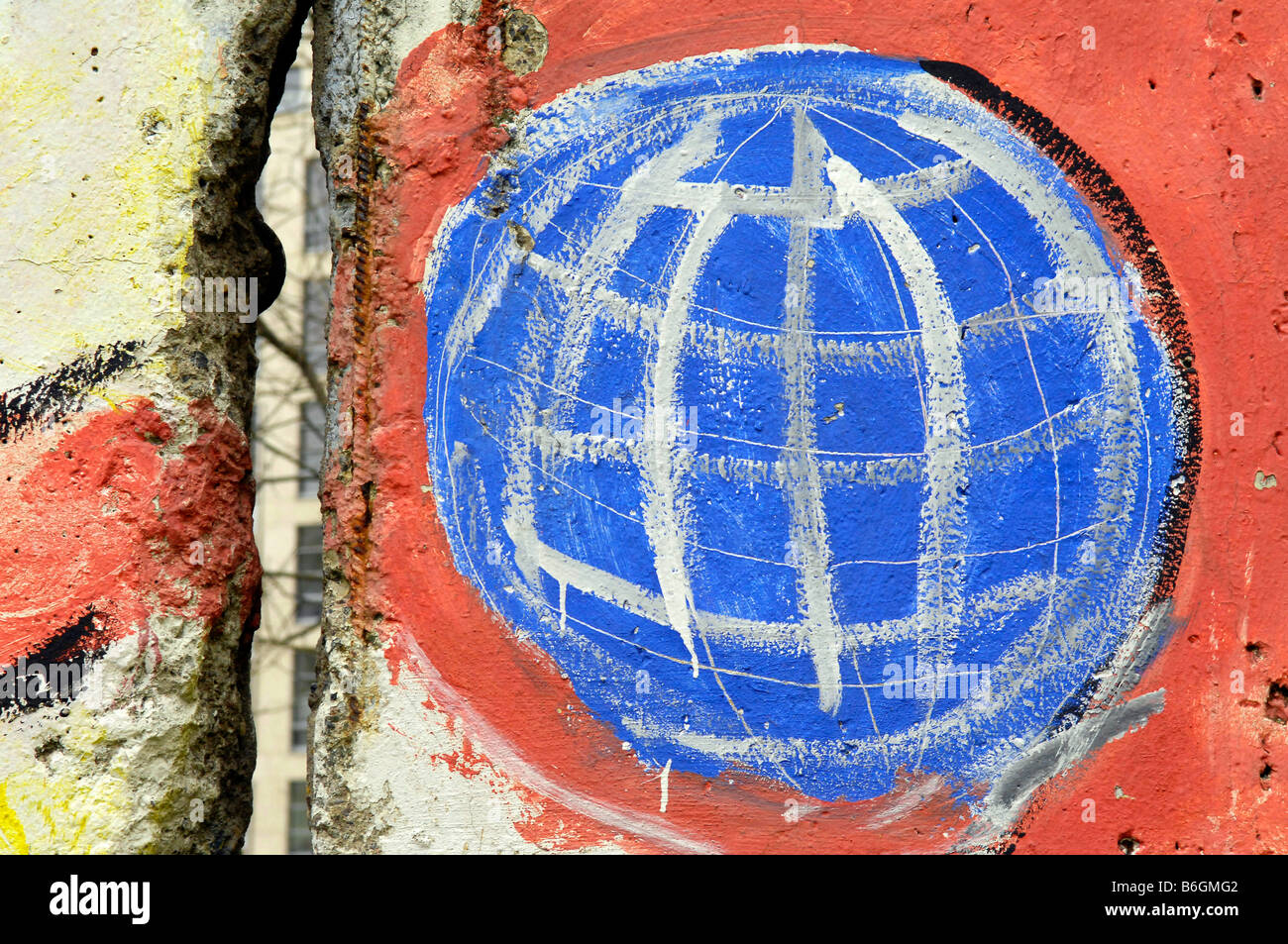 painted world berlin wall mauer relic germany deutschland Stock Photo ...
